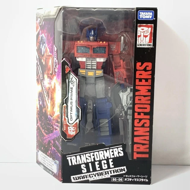 TAKARA TOM TRANSFORMERS SIEGE SG-06 OPTIMUS PRIME Action Figure TGHB ...