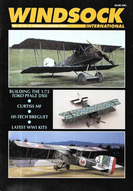 WINDSOCK INTERNATIONAL V.15 N.5 Toko PFALZ DX2 Curtiss MF Seagull PFALZ ...