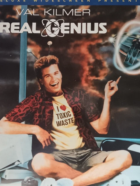 REAL GENIUS MOVIE LASER DISC VAL KILMER Widescreen, Classic 80s Film ...
