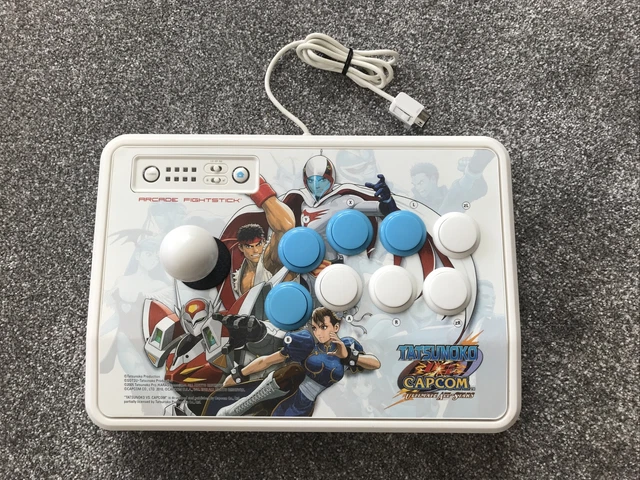 Nintendo Wii Tatsunoko Vs Capcom Ultimate All Stars Arcade Fightstick £