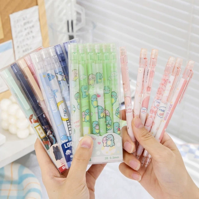 4/6PCS 0.5MM MECHANICAL Pencil with Eraser Propelling Pencil Drawing ...