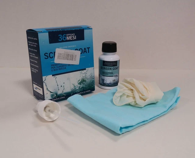 250418 SCREEN COAT kit trattamento anti acqua 50ml con guanto EUR 22,09 ...
