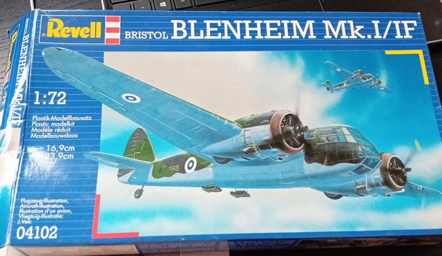 REVELL 1:72 BRISTOL Blenheim Mk.1/1F Opened New £10.00 - PicClick UK