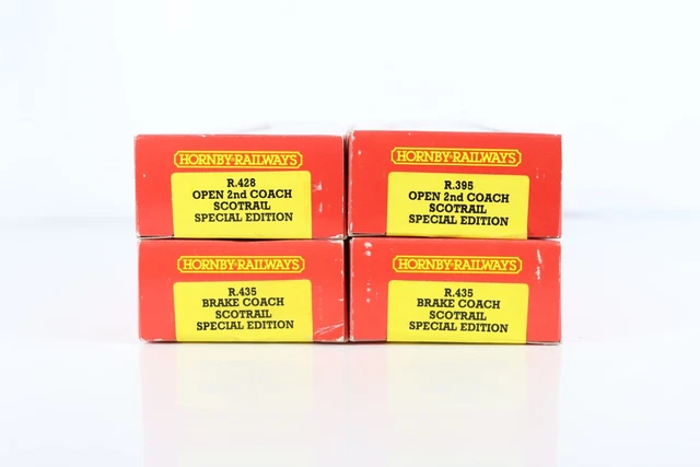 HORNBY OO GAUGE Selection of Open 2nd Class Scotrail Coaches x 4 (04) £ ...