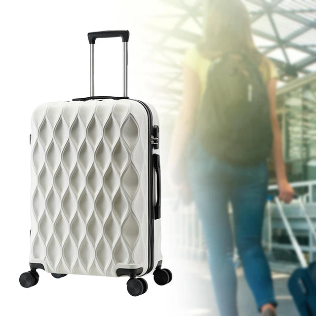 ROLLKOFFER MIT ROLLEN, Leichtes, Erweiterbares , Weiß Und 20 Zoll EUR ...
