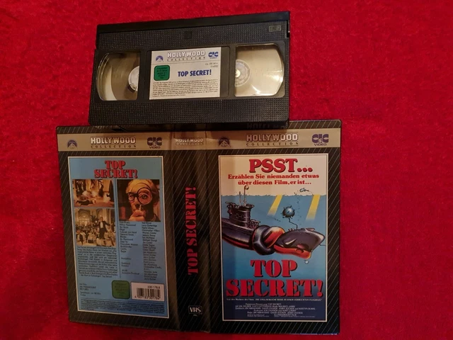 VHS TOP SECRET CIC Paramount Grossbox Val Kilmer Klassiker EUR 11,99 ...