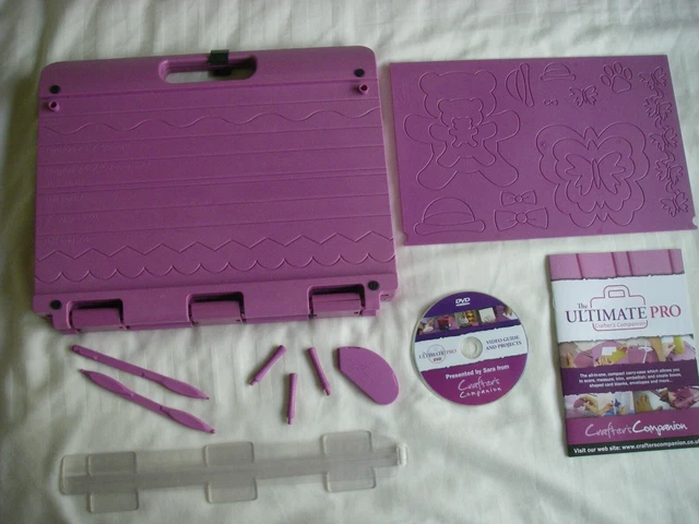 CRAFTERS COMPANION ULTIMATE PRO Workstation TEDDY Butterfly EMBOSSING ...