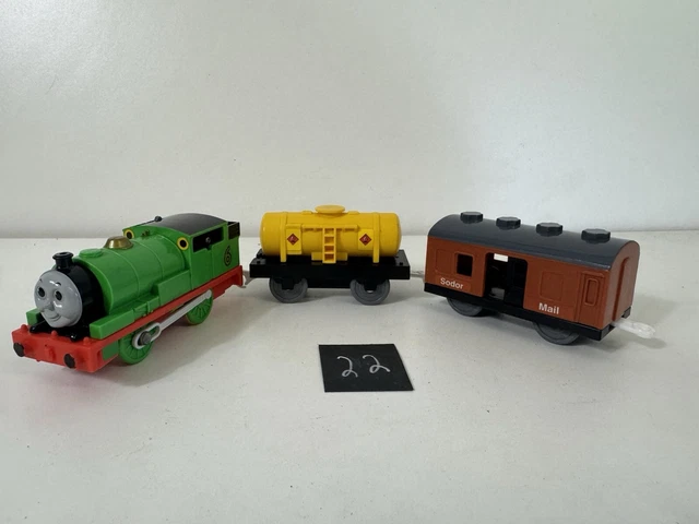 THOMAS THE TANK Engine Percy Fuel Tank Sodor Mail 1995 Vintage Train ...