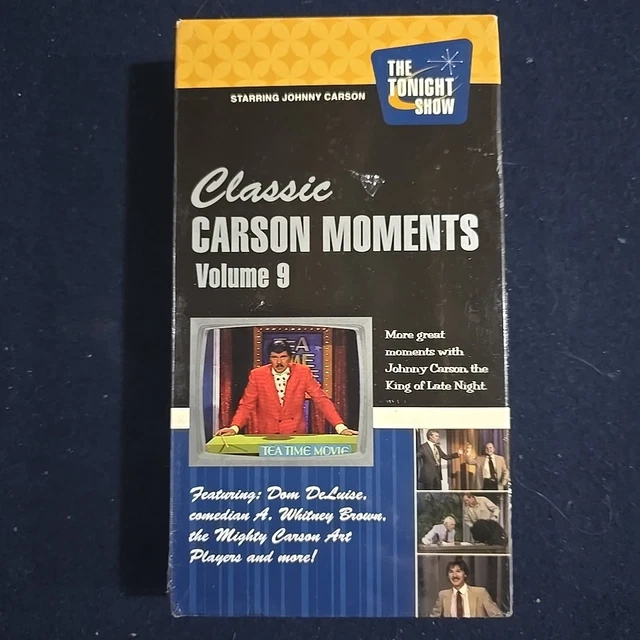 CLASSIC CARSON MOMENTS VHS Tape Volume 9 Johnny Carson Tonight Show ...