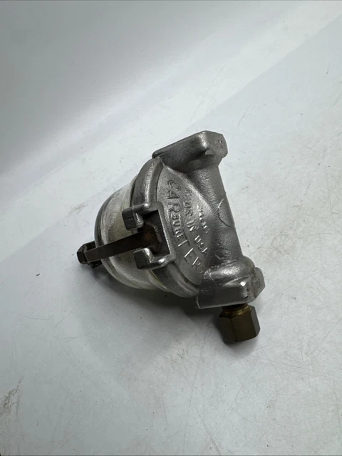 CARTER FUEL FILTER Housing Glass Sediment Bowl Vintage 214xxxx? Ford ...