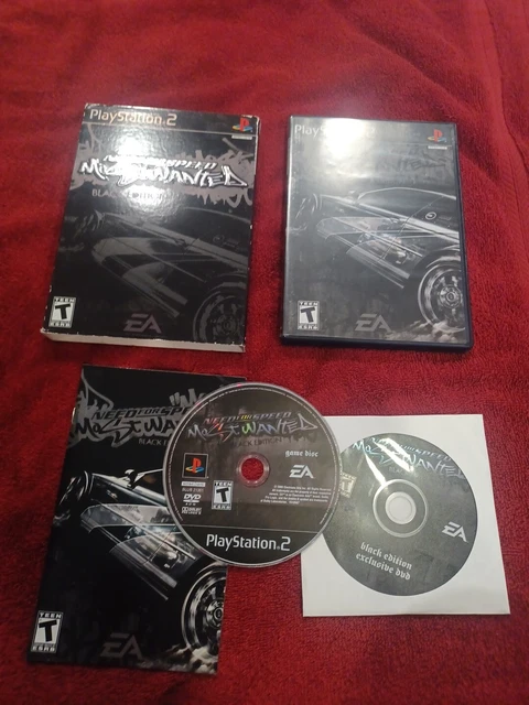 NEED FOR SPEED Most Wanted Black Edition Sony Playstation 2 Game PS2 ...