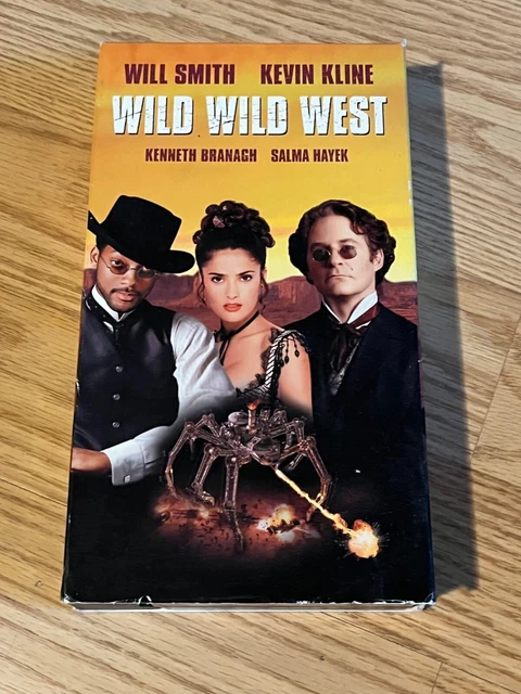WILD WILD WEST VHS Tape Movie Starring Will Smith Kevin Kline Salma ...