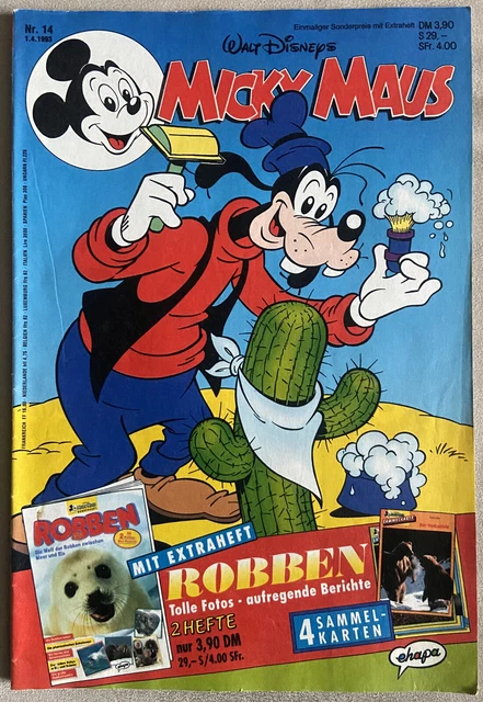 WALT DISNEY'S MICKEY Mouse, 1993, Issue No. 14, (No Trading Cards ...