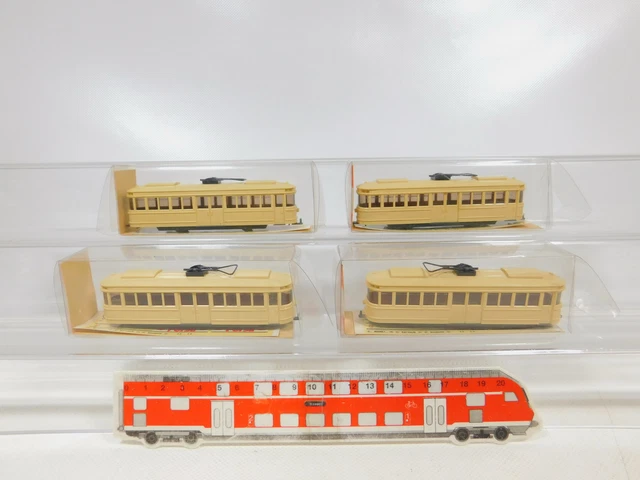 CD350-0,5 #4X WIKING H0 / 1:87 750 Tramway Railcar. (sans Moteur), Mint ...