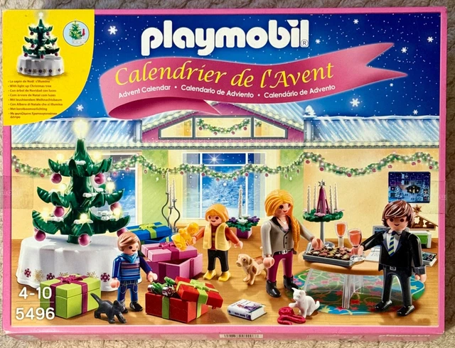 CALENDRIER DE L'AVENT Playmobil - 5496 - Réveillon De Noël EUR 50,00 ...