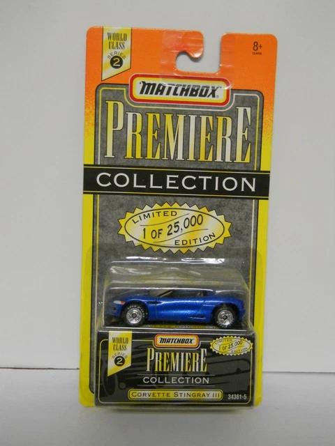 MATCHBOX CORVETTE STINGRAY III Premiere Collection 34361-5 Series 2 ...