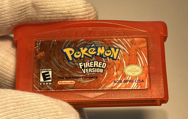 AUTHENTIC POKEMON FIRERED -Nintendo Game Boy Advance GBA Fire Red 2001 ...
