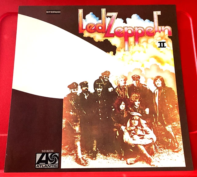 LED ZEPPELIN II/2/TWO Album Cover Art PICTURE / PRINT 11.5" x 11.5" £2. ...