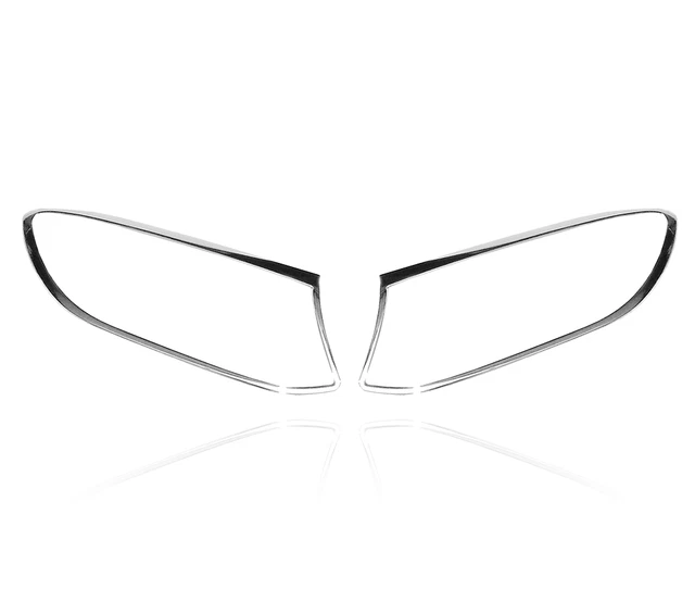 CHROME HEADLIGHTS TRIM Bezel Cover Surround Rim For Mercedes Benz GLC ...