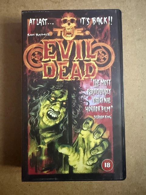 EVIL DEAD - VHS VIDEO - Palace Horror - Graham Humphreys Box Cover Art ...