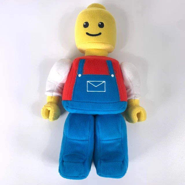 LEGO MAN FIGURE Plush Soft Toy Construction Worker Moveable Arms £4.99 ...
