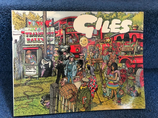 ORIGINAL GILES ANNUAL 34th Cartoon 1980 Thirty-fourth Series Book,fair ...