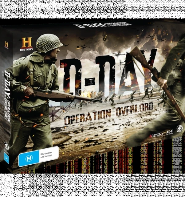 D-DAY: OPERATION OVERLORD DVD TV HISTORY Collector's 4-DISC BRAND NEW ...