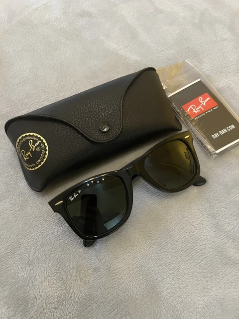 RAY-BAN UNISEX ORIGINAL Wayfarer Sunglasses RB 2140-F With Original ...