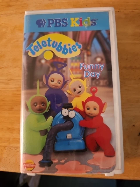 TELETUBBIES FUNNY DAY (VHS 1999) PBS Kids Vol 5 Clamshell Vtg Children ...