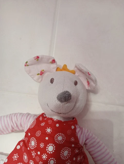 IKEA FABLER MUS Mouse soft plush Red Dress Crown Doll cuddly toy £9.99 - PicClick UK