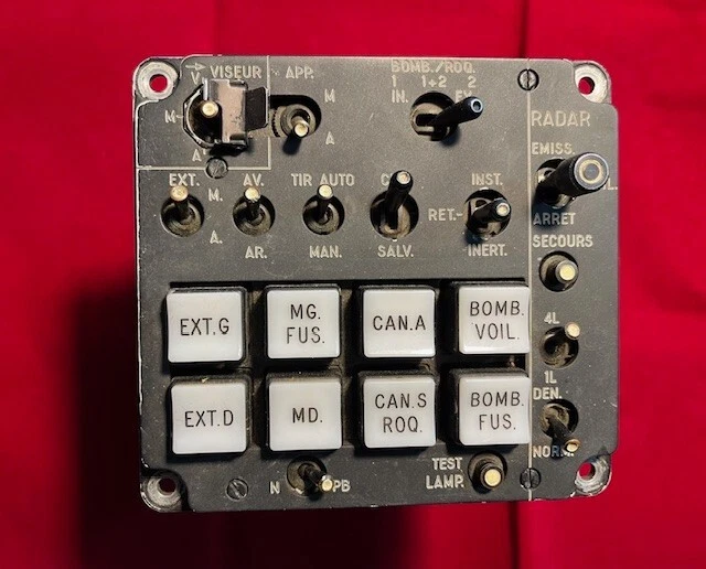 DASSAULT MIRAGE F-1 Jet Aircraft Cockpit Instrument Panel. $375.00 ...
