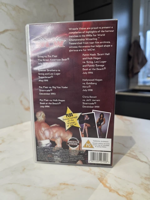 WCW WRESTLING THE Best Of The 1990’s VHS Wrestling Video Tape WWE WWF ...