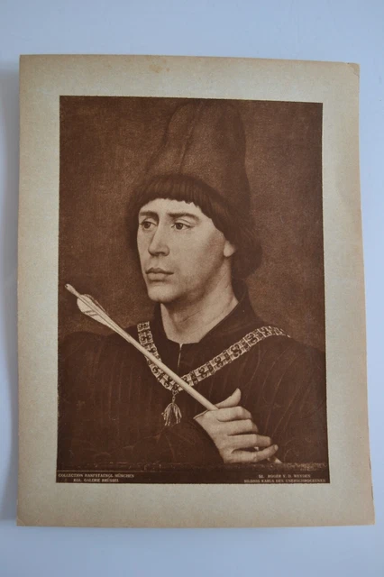 ANCIENNE PHOTO ALBUMINE vers 1880 de tableau ancien Roger Van Der Weyden EUR 9,90 - PicClick FR