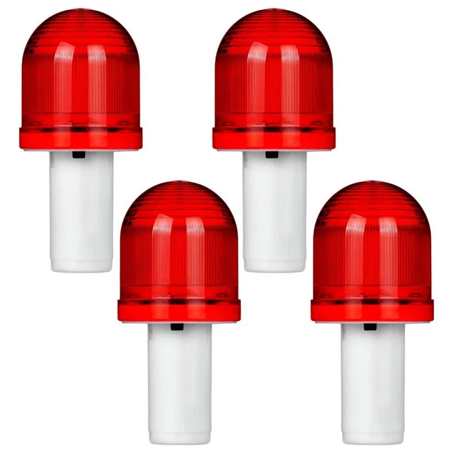 4 PACK ABS, Polycarbonate Emergency Flashing Warning Light Traffic $20. ...