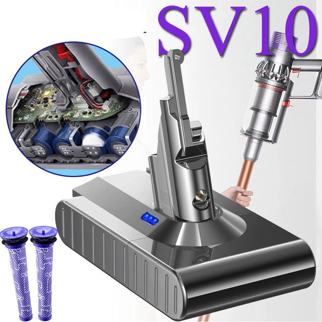 9000MAH AKKU FÜR Dyson V8 SV10 Absolute V8 Animal 967834-02 Clean 6AH ...