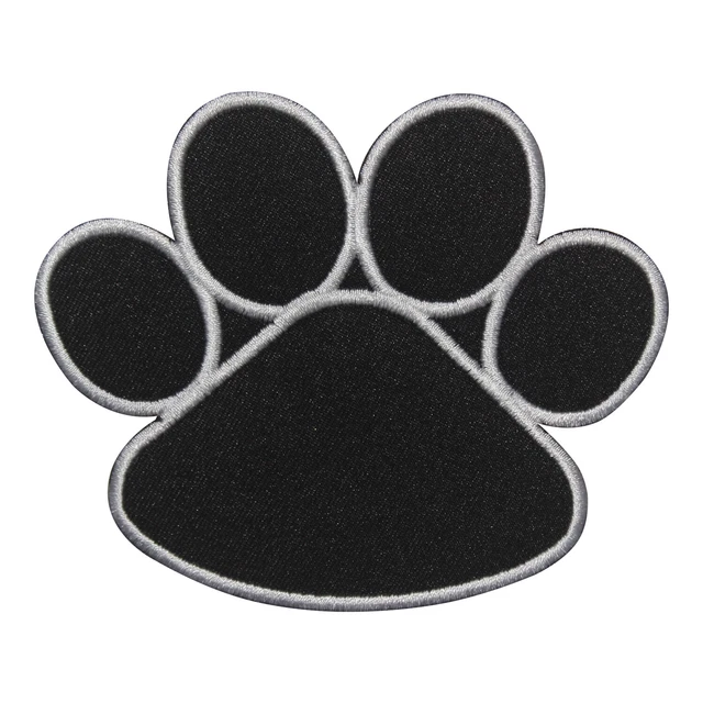 DOG PAW BLACK Pet Disney Logo Patch Iron on Sew on Embroidered Patch ...