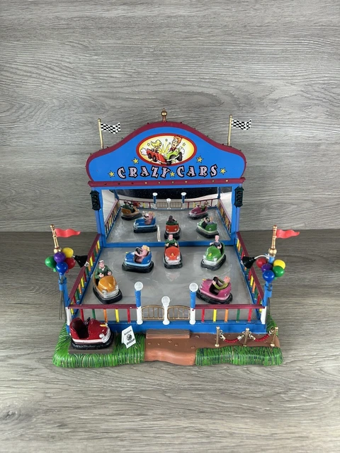 LEMAX CRAZY CARS Holiday Village Animated & Musical Carnival Ride £64. ...