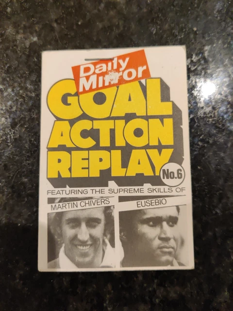 DAILY MIRROR GOAL Action Replay. Football flick book No6. £10.00 ...