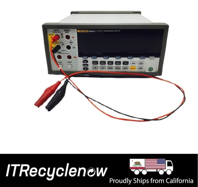 FLUKE 8845A 6-1/2 Digit Precision Multimeter Benchtop Tester with 2 ...