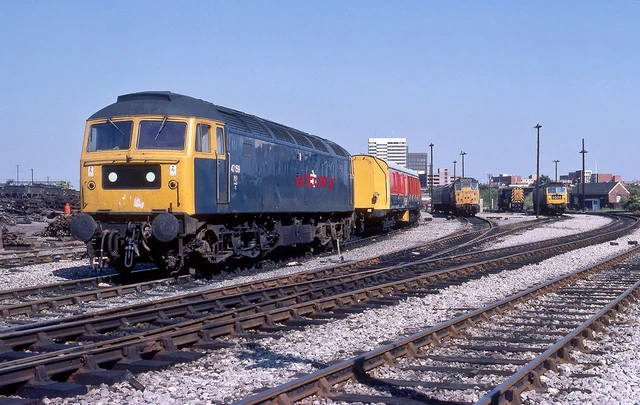 ORIGINAL 35MM SLIDE BR Class 47 no.47159 at Reading depot +rights for ...