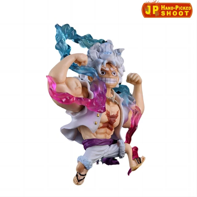 ANIME ONE PIECE Monkey D Luffy Nika Form Gear 5th Muscle 14cm Cute ...