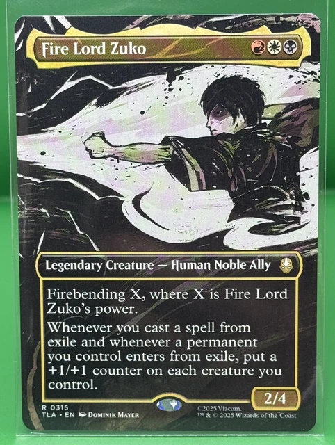 MTG AVATAR THE Last Airbender FIRE LORD ZUKO #315 0315 NM £7.16 ...