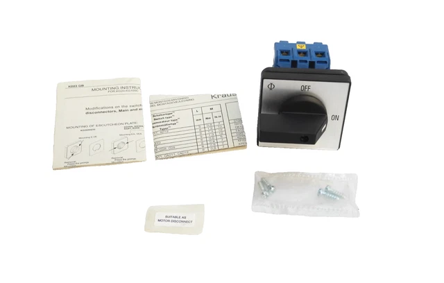NOS KRAUS & Naimer Kg20B T303/Sgz621.E 3-Pole Load Disconnector ...
