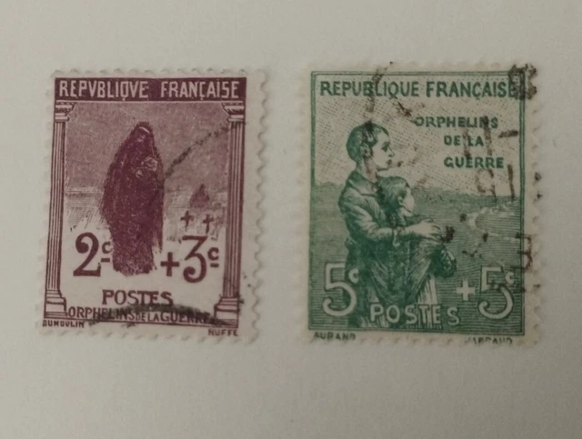 FRANCE TIMBRE ORPHELINS De La Guerre 1ere Série Obl N 148 Veuve 149 Orphelins EUR 3,00 - PicClick IT