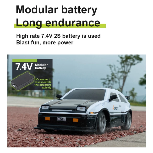 1:16 RC DRIFT Car, 25KM/H 2.4G 4WD High Speed RC Cars for Kids, with LED4363 £38.18 - PicClick UK