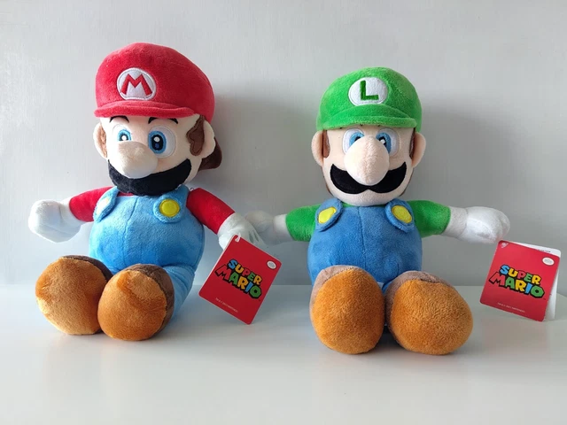 NINTENDO SUPER MARIO And Luigi Plush Soft Toy Teddy 37cm Tall £19.99 ...