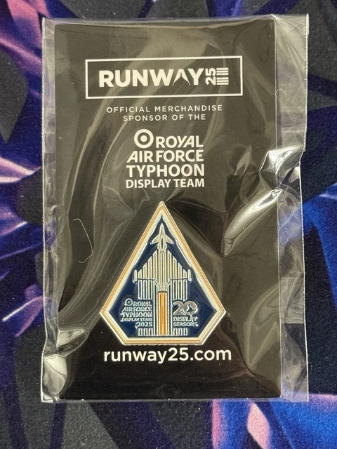 RAF TYPHOON DISPLAY Team 2025 Spearhead Pin Badge Royal Air Force MOD £ ...