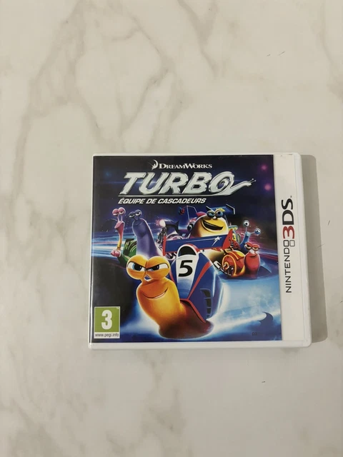 JEU NINTENDO 3DS DreamWorks Turbo Equipe de Cascadeurs FRA Très Bon ...