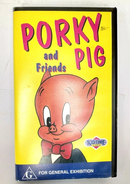 PORKY PIG AND Friends Cartoon VHS Video Tape G KidTime collectible ...