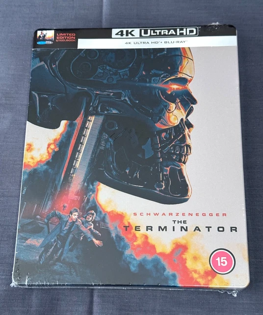 THE TERMINATOR 40TH Anniversary 4K Ultra Bluray Steelbook Dolby Atmos ...
